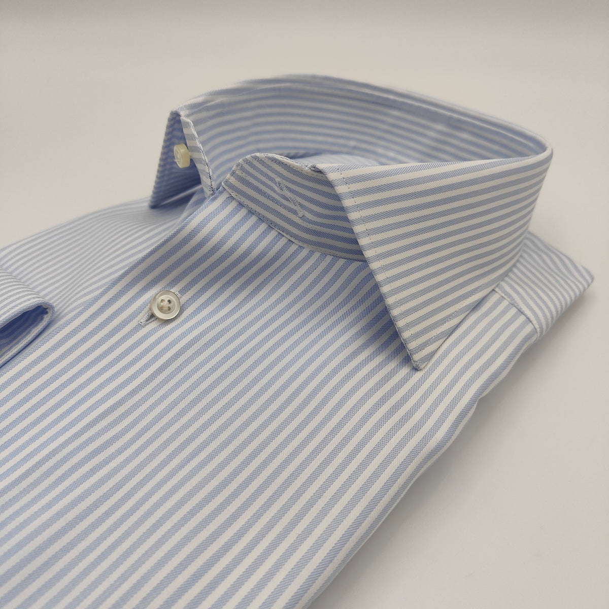 Shirt Striped Light Blue